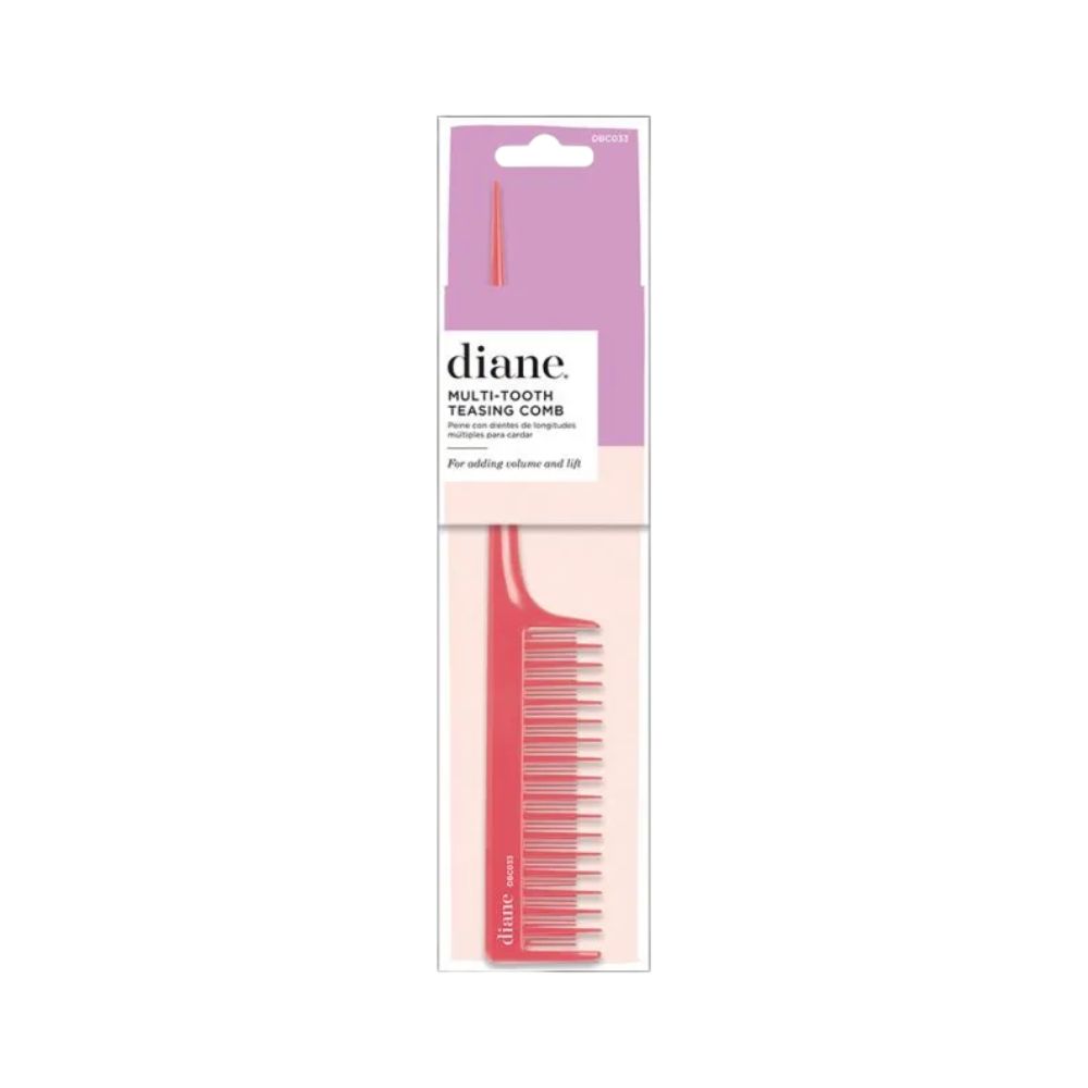 Diane Multi-Tooth Teasing Comb Pink — Frends Beauty