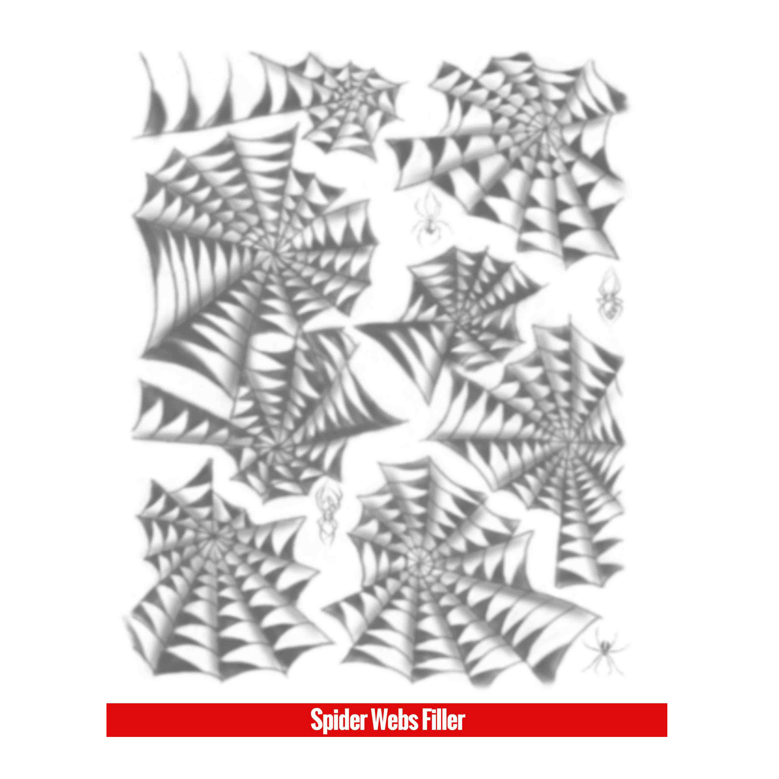 Spider Web Filler Tattoos