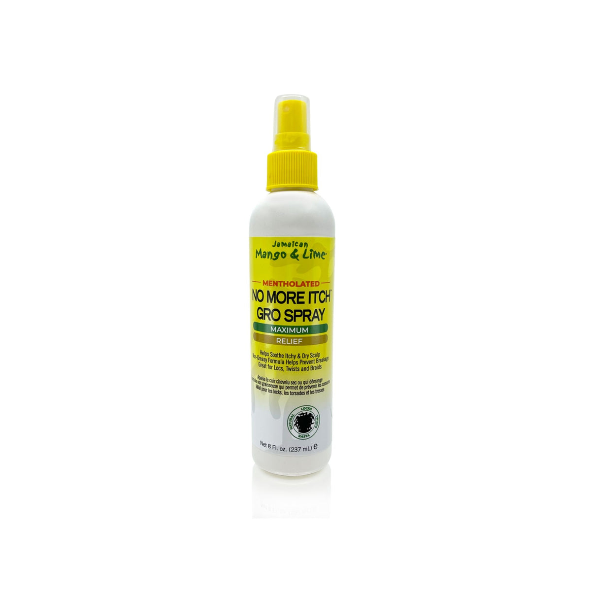 Jamaican Mango & Lime No More Itch Gro Spray Max Relief 8oz — Frends Beauty