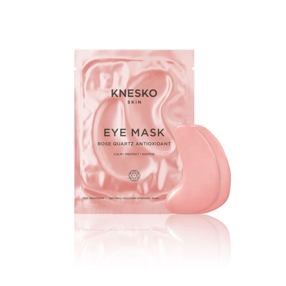 Knesko Rose Quartz Antioxidant Collagen Eye Masks — Frends Beauty
