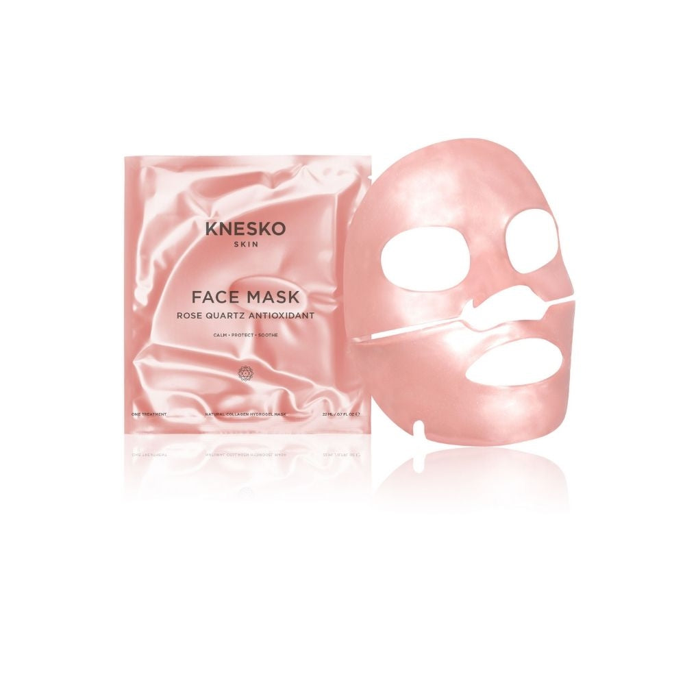 Knesko Rose Quartz Antioxidant Collagen Face Masks — Frends Beauty