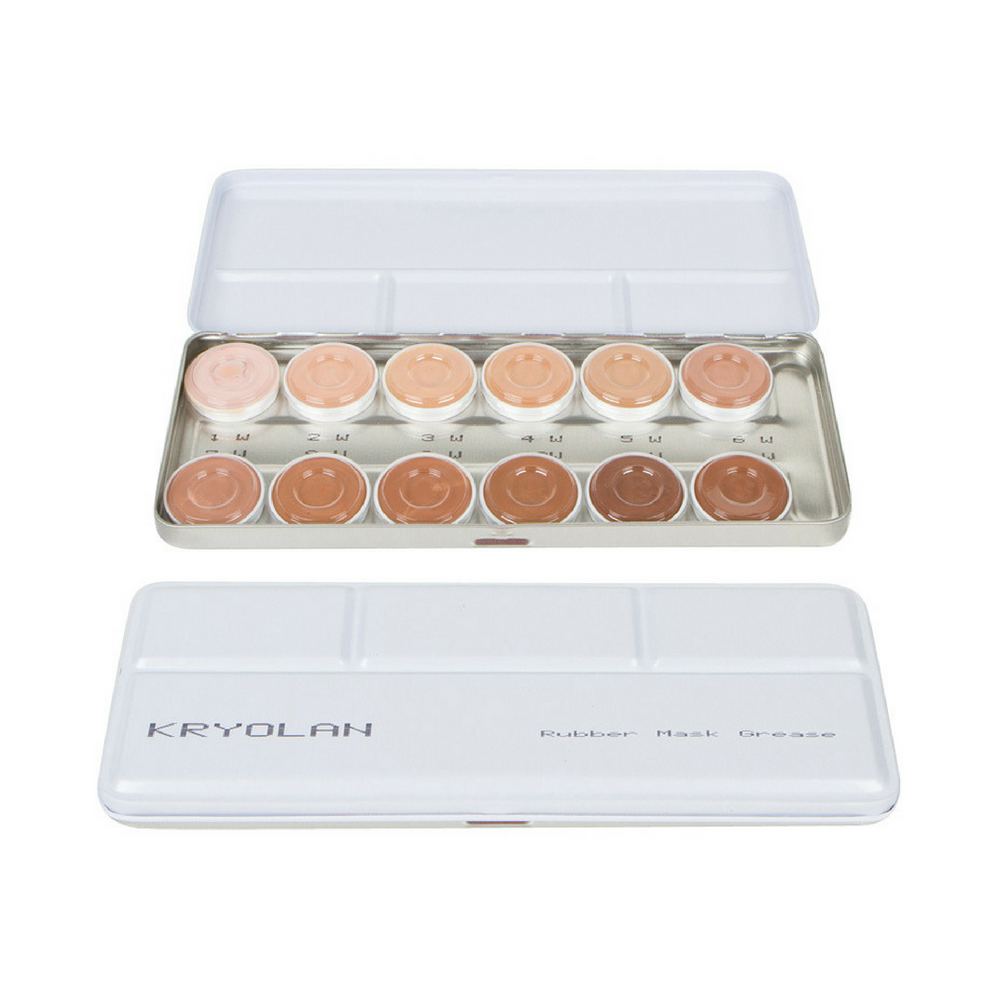 Kryolan Rubber Mask Grease W Palette — Frends Beauty