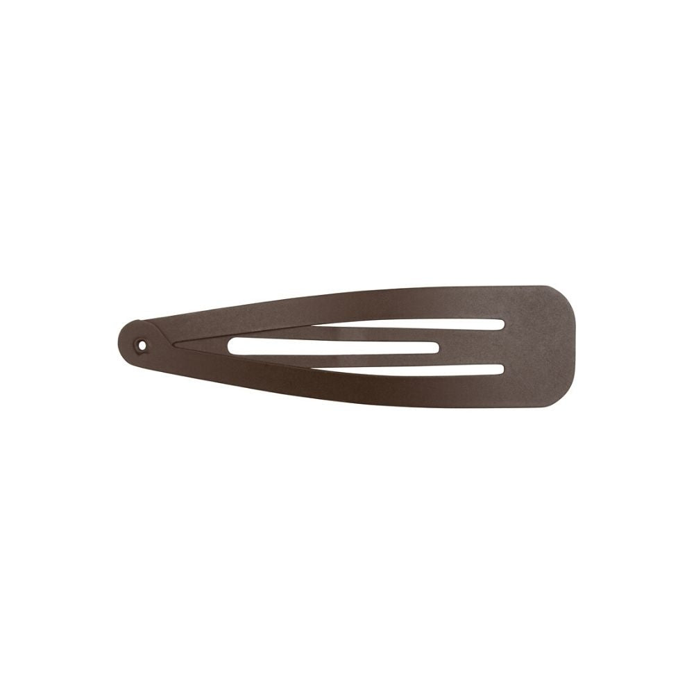 Take Two Products Clip-Ease Snap Clips Matte Brown 12ct. — Frends Beauty